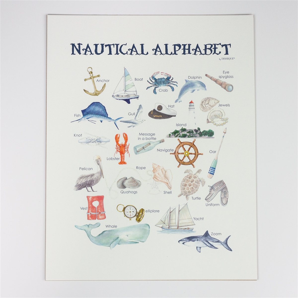 Nautical Alphabet Wall Art – Dishique Kids